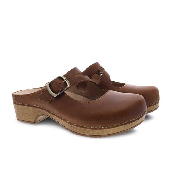 Dansko | Shoes | Dansko Britney Leather Clog Tan Oiled | Poshmark
